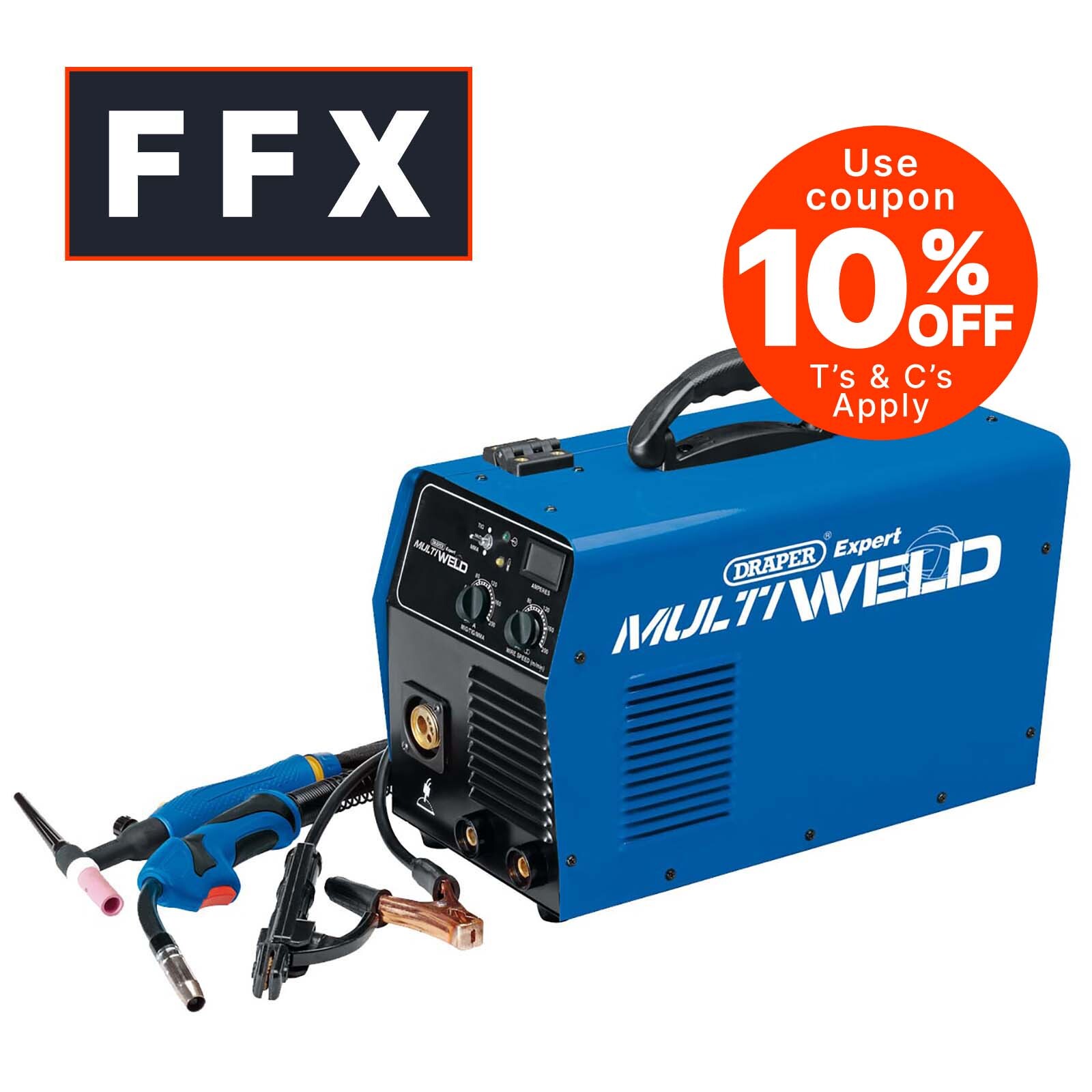 Draper 00588 230V 200A 3-in-1 Multi-Process Welder for sale online | eBay