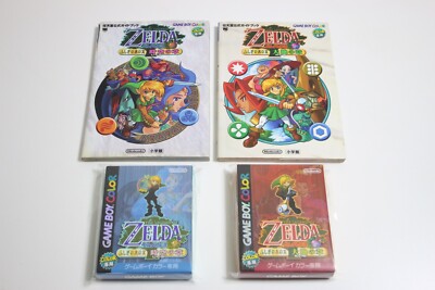 The Legend of Zelda Game Boy Color 2 Games in Box Near Mint! w/ Guide ...