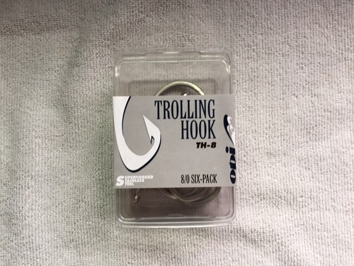 OPI Super Forged Stainless Trolling Hook 8/0 Pack of (6) | eBay
