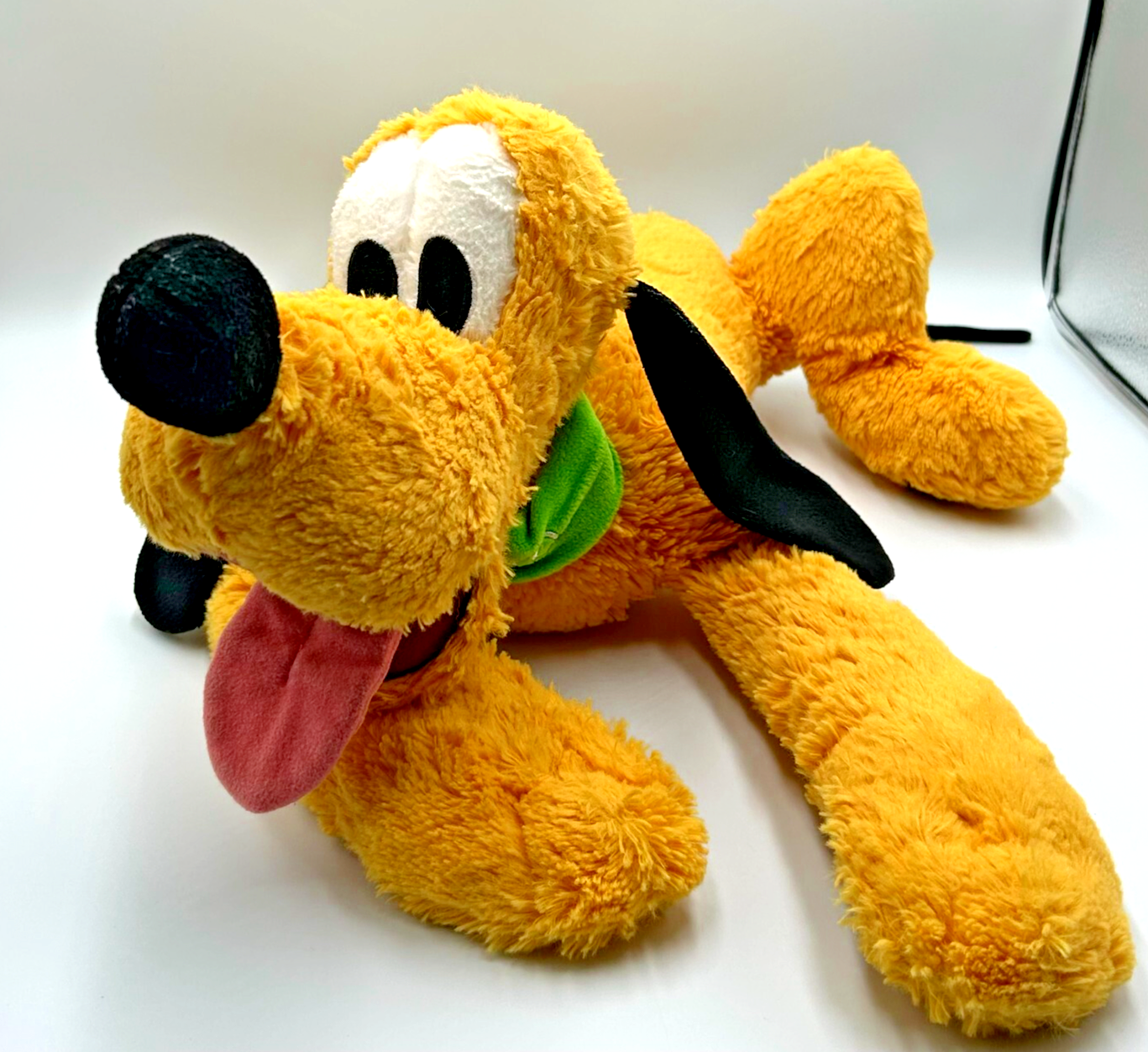 Disney Parks Jumbo 20' Pluto World Pluto Plush Green Collar Official ...