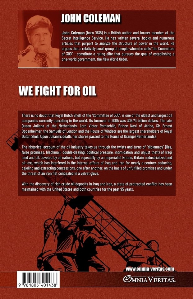 John Coleman We Fight For Oil (Paperback) (US IMPORT) 9781805401438 ...