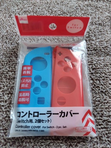 Nintendo Switch Controller Covers Set of 2 Silicone Blue & Red ...