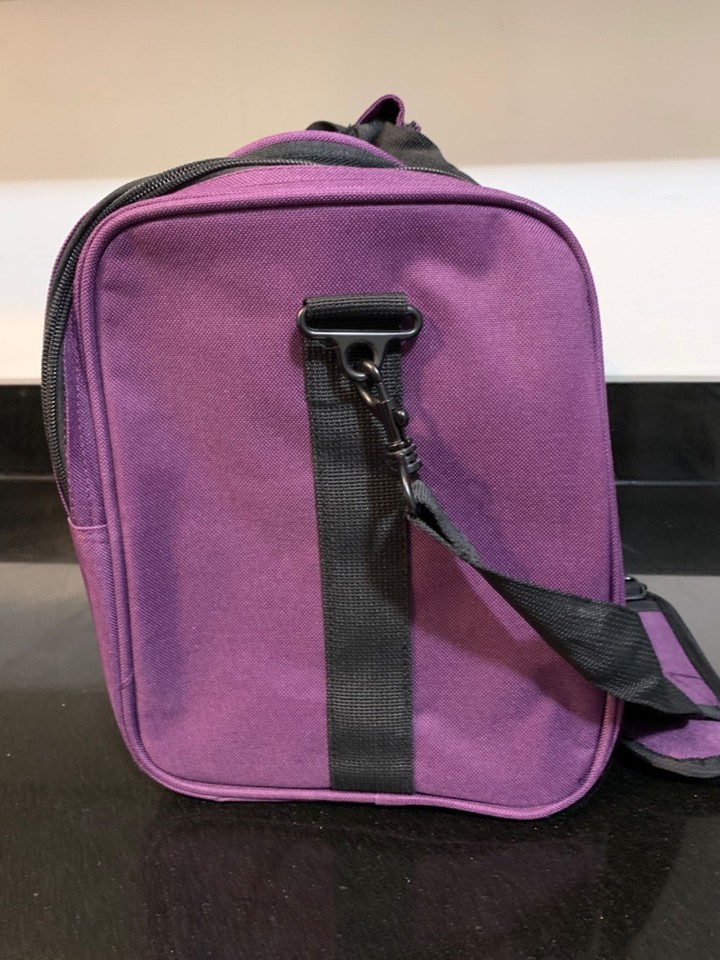 Western Pack Purple Canvas Weekend Duffle Travel Carry On Bag Black ...