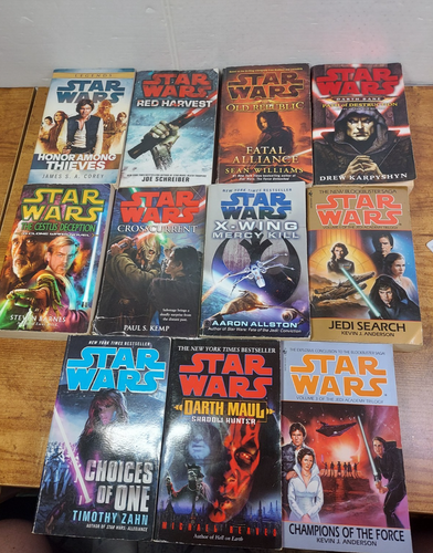 Lot of 11 STAR WARS Various Paperback Books | eBay