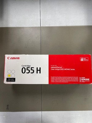 Canon Genuine 055 Yellow Toner Cartridge High Capacity Compatible with ...