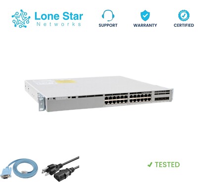 Cisco Catalyst C9300L-24T-4X-E 9300 24-port 1G 4X10G uplinks Network ...