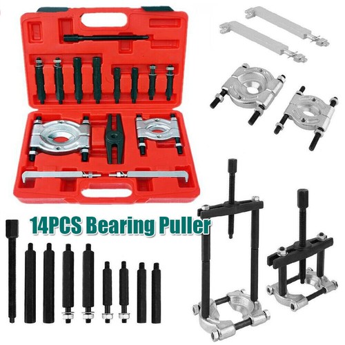 14PCS Heavy Duty Bearing Separator Puller Set 2"3" Splitters Remove ...