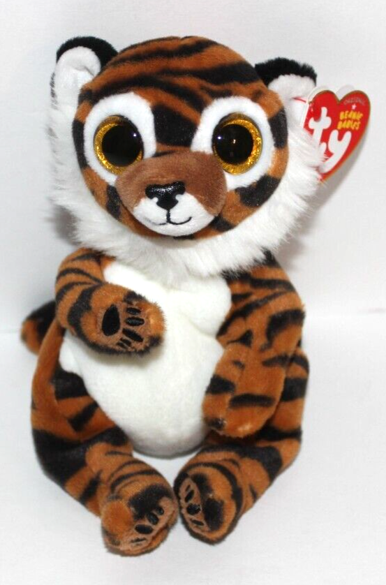 Ty Beanie Babies (Beanie Bellies) CLAWDIA Tiger 6" size 's for sale ...