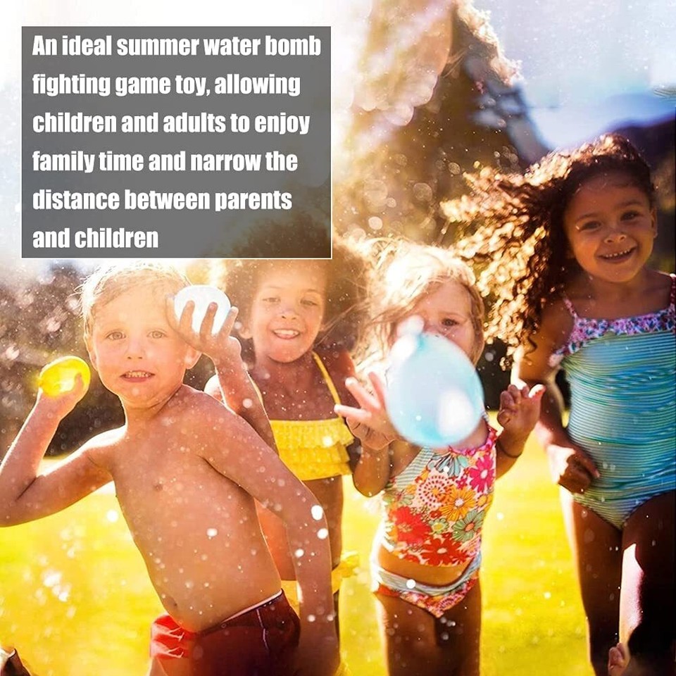 500 Water Balloons Outdoor Summer Party Fun Water Bombs Garden Party ...