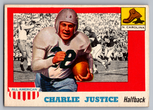 1955 TOPPS ALL-AMERICAN #63 CHARLIE JUSTICE UNC | eBay
