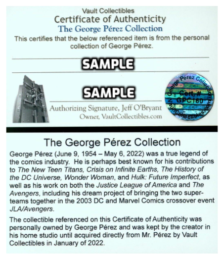 George Perez Collection / Marvel Comics Fantastic Four #187 / Perez ...