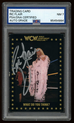 Ric Flair Signed PSA/DNA 1991 WCW Championship #79 Auto Autographed ...