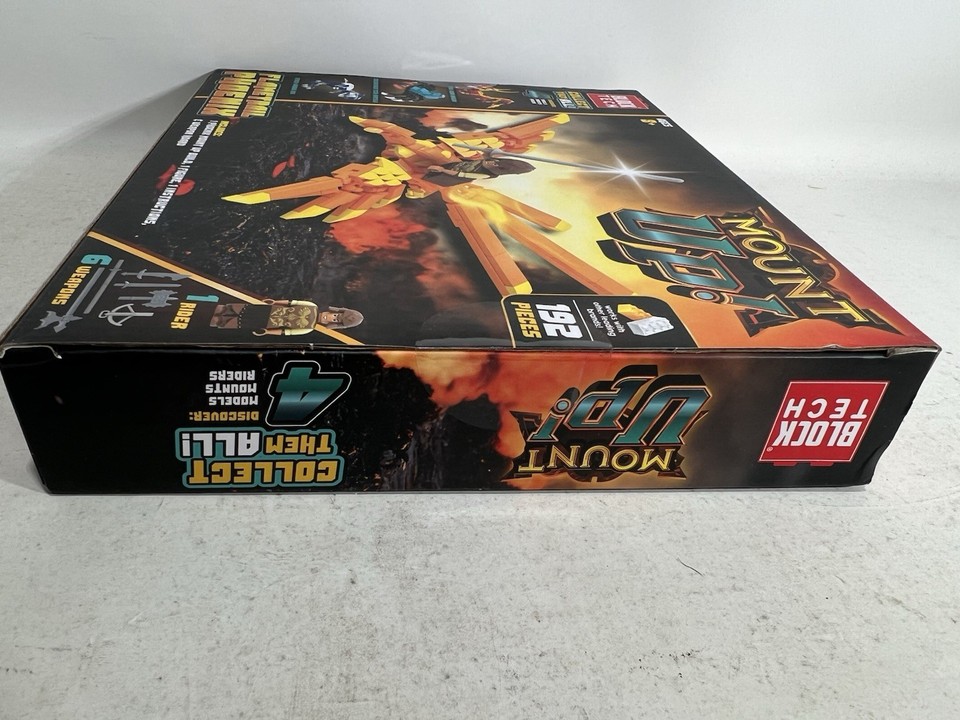 Lot of 2 Block Tech Mount Up! Building Sets - Tech-Rantula & Flametrail ...
