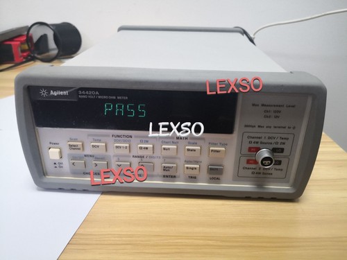 HP Keysight Agilent 34420A 7 1/2 Digit Nano Volt / Micro Ohm Meter ...
