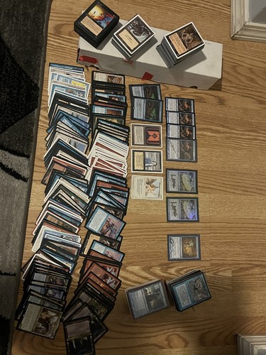 GIANT magic The Gathering Collection/lot Signed Cards, Revised ...