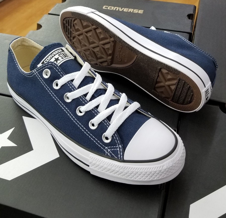 CONVERSE ALL STAR CHUCK TAYLOR LOW MEN'S NAVY M9697 | eBay