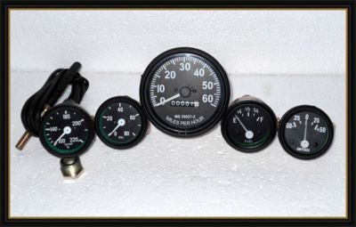 Willys Speedometer 60 Jeep12V Kit fits in 1946 66 CJ 2A 3A 3B M38 M38A1 ...
