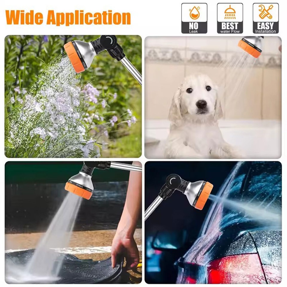 Garden Spray Lance Long Reach Sprayer Gun Plant Watering Wand Metal ...