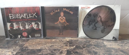 Lot Of 3 Empty 1990s Rock Cd Cases Pearl Jam Bobaflex Blind Melon ...