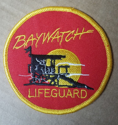 Baywatch Lifeguard Swimsuit Logo Patch 3 1/2 inches wide | eBay
