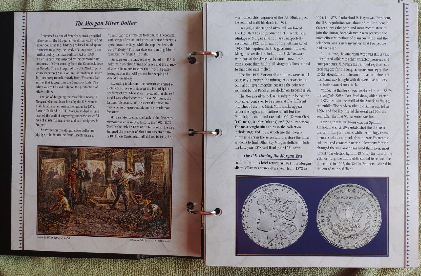 The Complete Morgan Silver Dollar Collection Booklet | eBay