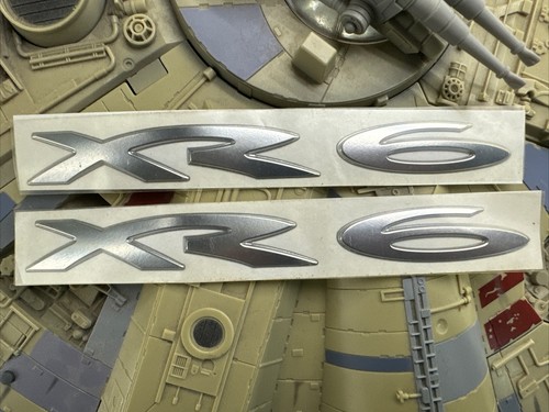 Ford XR6 CHROME Decal Side Skirt badge X2 Self Adhesive Back NOS | eBay ...