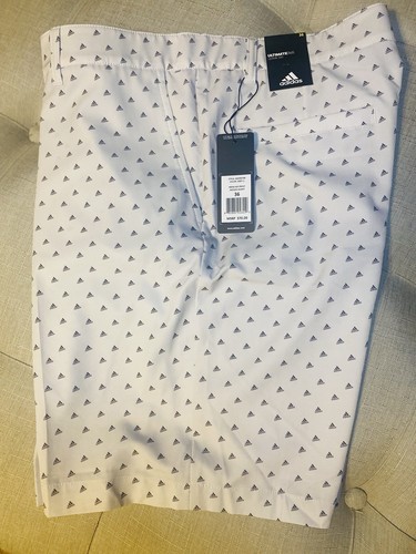 NWT Adidas Ultimate 365 Stretch Golf Shorts 36 Adi Print Grey | eBay