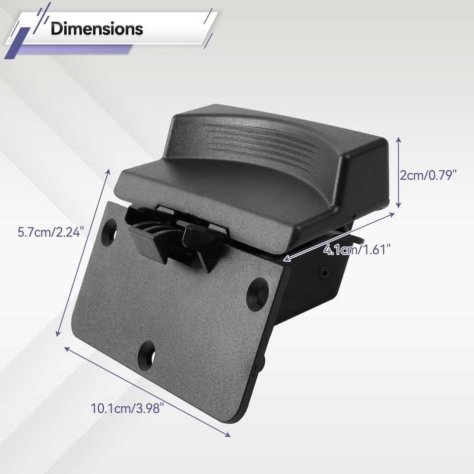 FOR 2013 -2018 DODGE RAM WITH FULL CONSOLE LOWER ARMREST LID LATCH ...