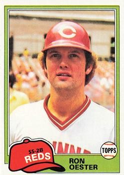 Ron Oester 1981 Topps 21 Cincinnati Reds Baseball Card | eBay