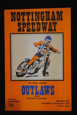 SPEEDWAY - Nottingham v Boston - 4 Aug 1979 | eBay UK