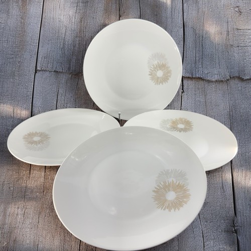 Rosenthal Germany Sunburst 10.5 Inch Dish Plate Set 4 Porcelain Raymond ...