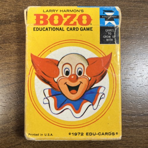 1972 LARRY HARMON'S BOZO EDUCATIONAL CARD GAME (MEMORY) | eBay