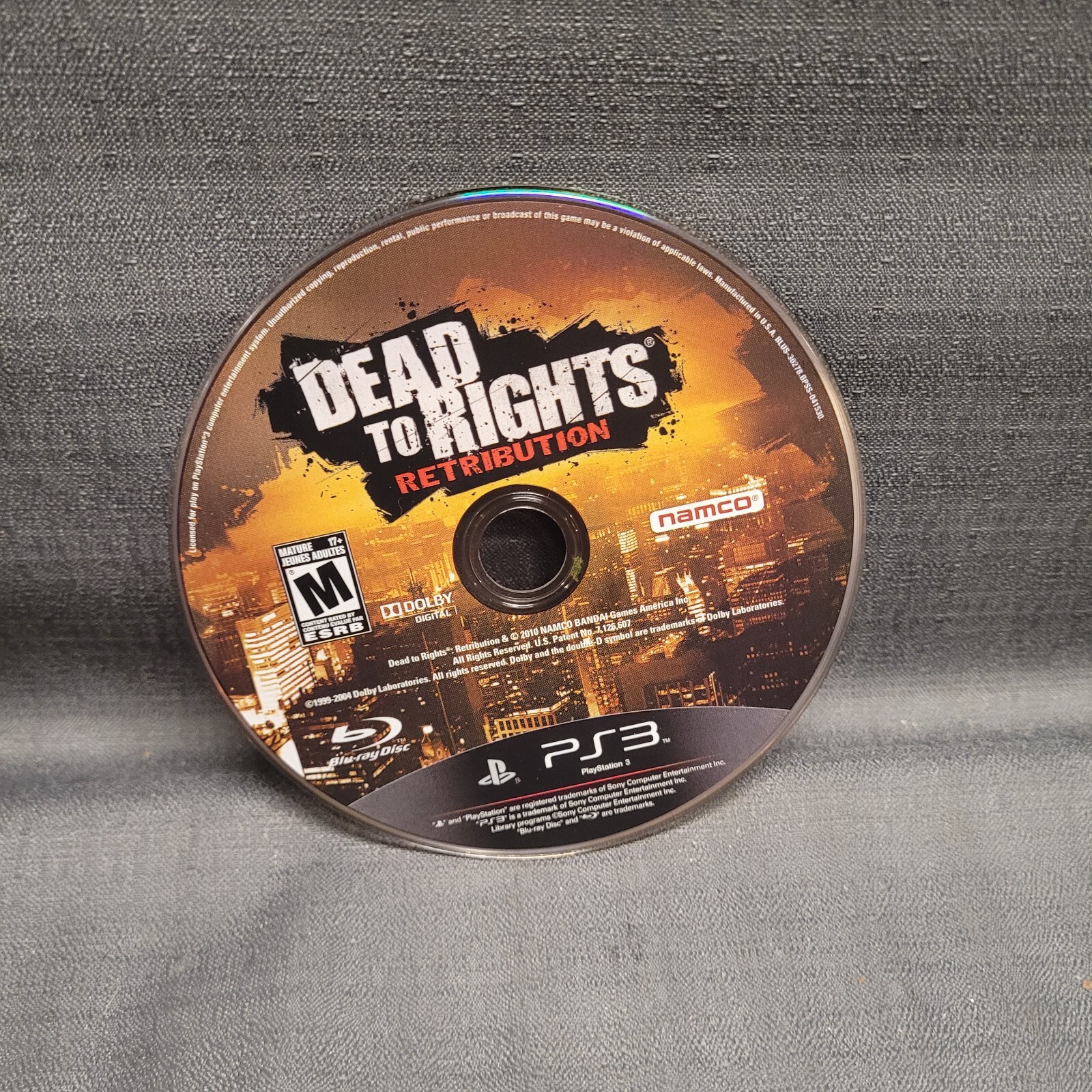 Dead to Rights: Retribution (Sony PlayStation 3, 2010) PS3 Video Game ...