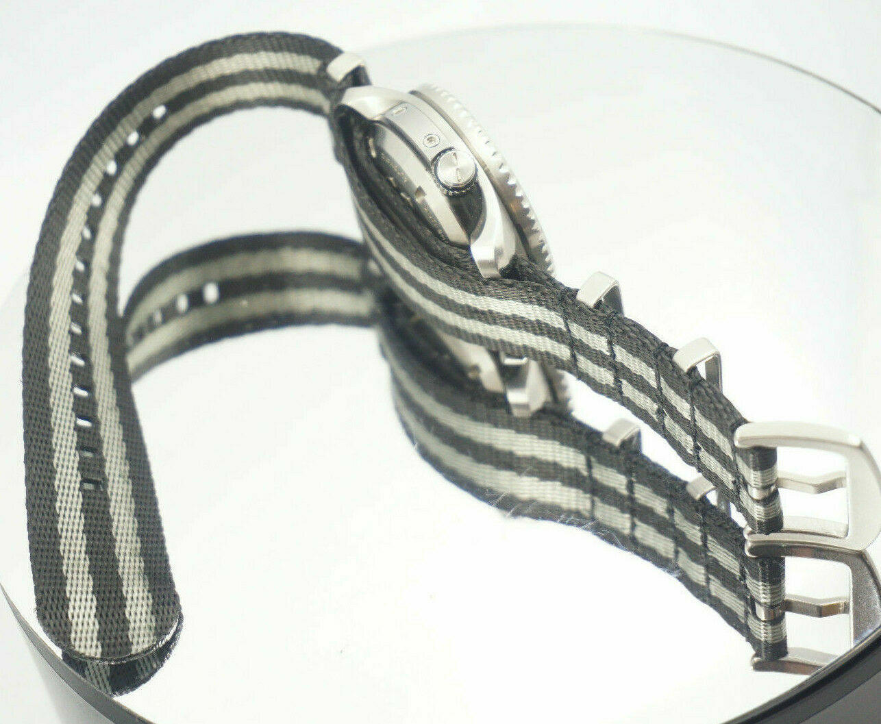 Bond Spectre NATO watch strap for Omega Planet Ocean, Citizen, Seiko 18 ...