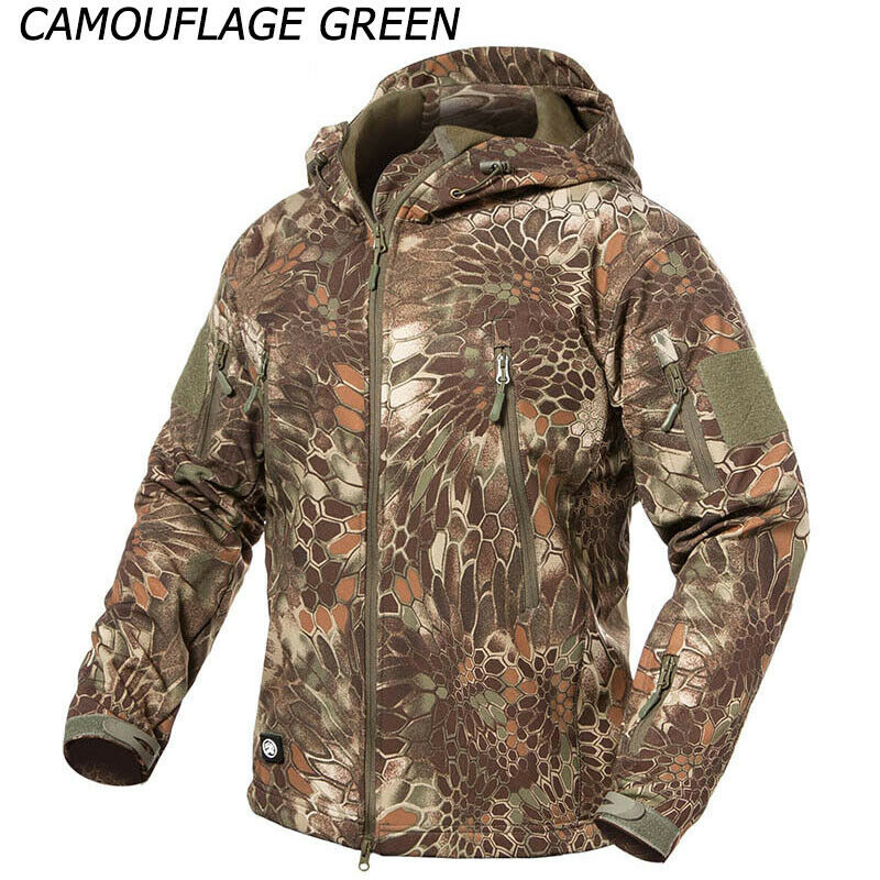 Lurker Shark Skin Softshell Mens Tactical Jacket Camouflage Waterproof ...