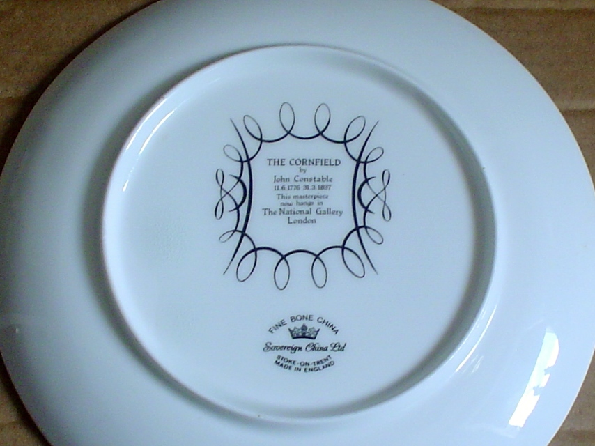 Sovereign China Ltd Collectors Plate THE CORNFIELD John Constable | eBay UK