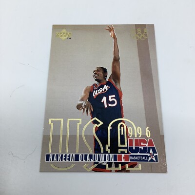 1995-96 Upper Deck Basketball Card #320 Hakeem Olajuwon Team USA | eBay