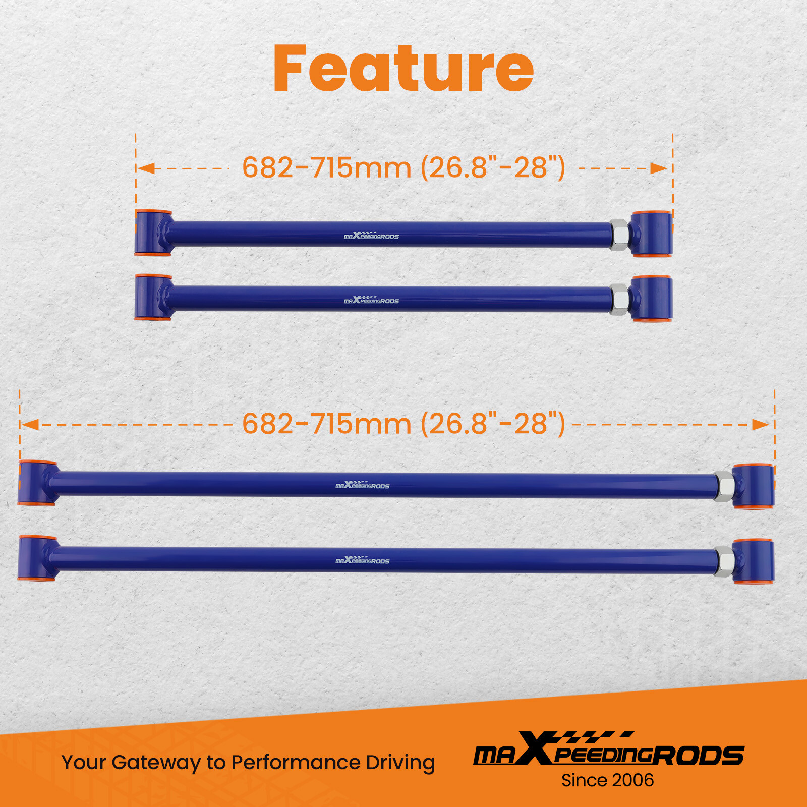 Rear Triangulated 4 Link Suspension Kit For Chevrolet S10 1994-2004 ...