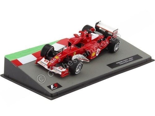 2004 Ferrari F2004 Nº2 Rubens Barichello Rojo 1:43 Editorial Salvat F1 ...