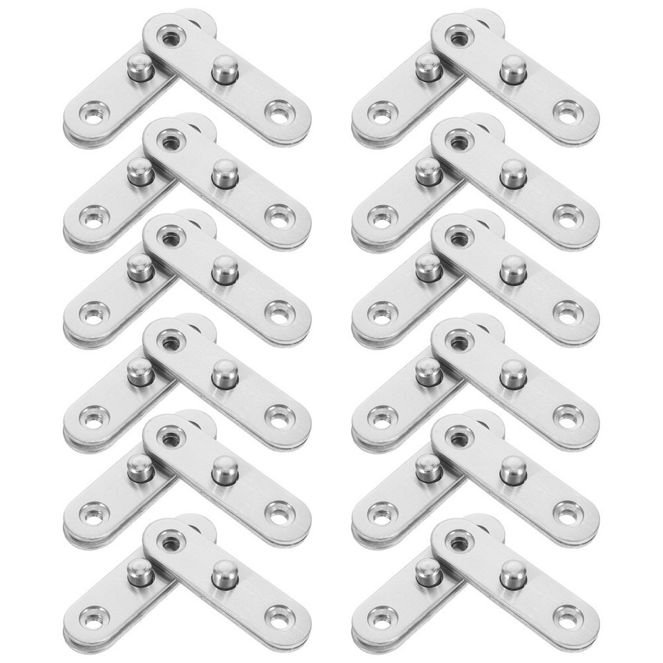 20 Pcs Rotating Pivot Hinge Door Hinges Internal Hidden for Secret ...
