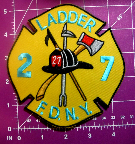 FDNY-New York City Fire Department Ladder 27 patch | eBay