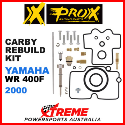 Pro-X Yamaha WR400F WR 400F 2000 Carb Carburetor Repair Kit 44.55.10323 ...