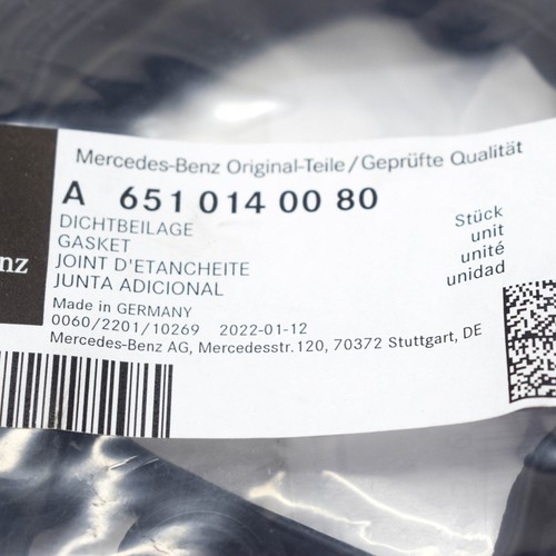 NEW MERCEDES-BENZ C-CLASS W204 OIL SUMP PAN RUBBER GASKET A6510140080 ...