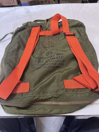 Pilot Survival kit Hot Climate Pack With Backpack Straps Bag Only | eBay