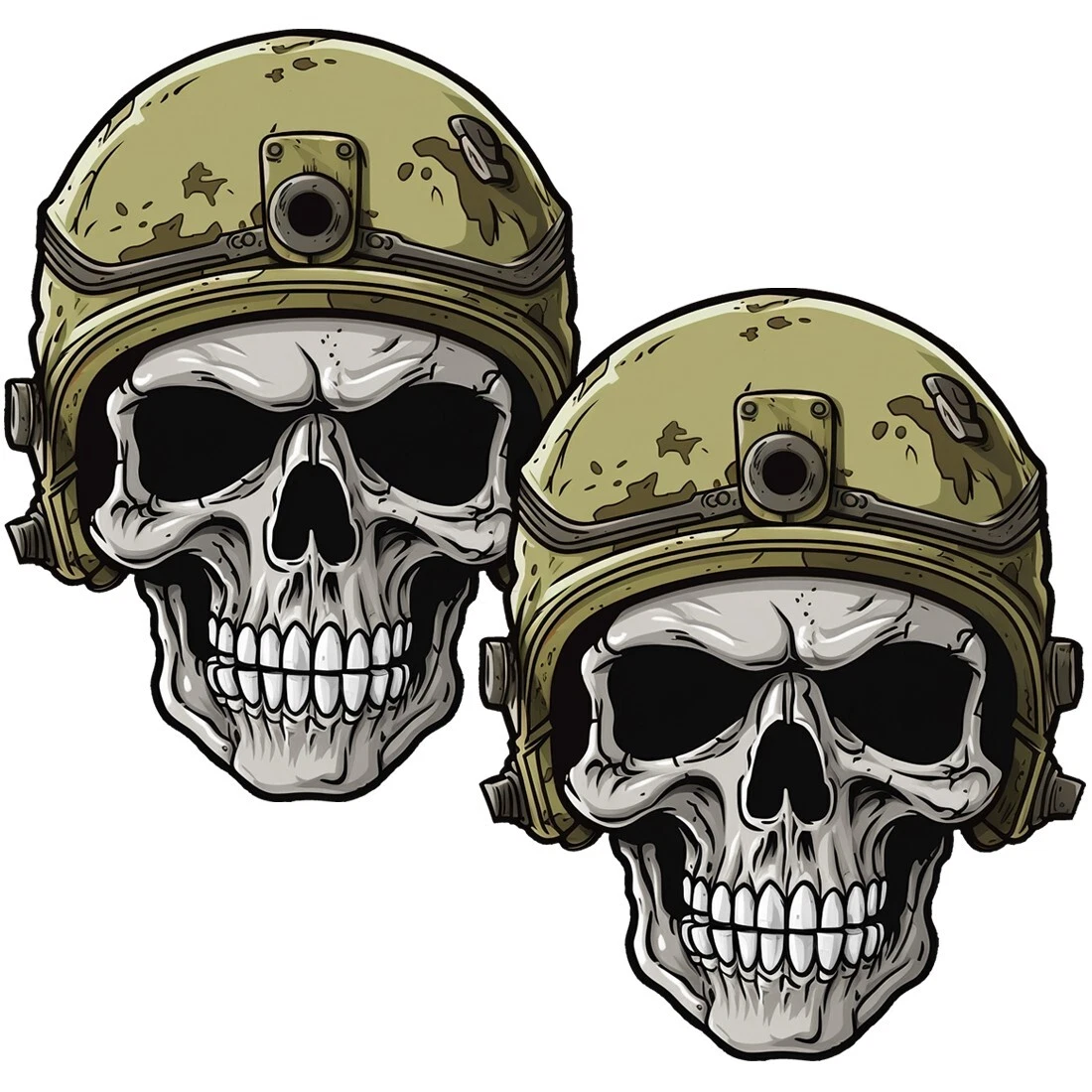 Marine Skull Decal