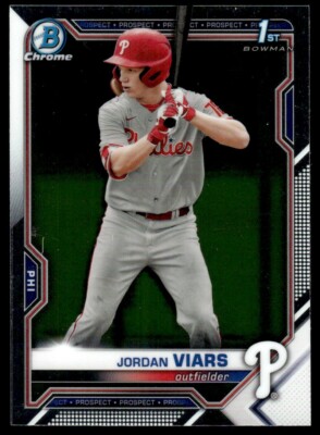 Jordan Viars 2021 Bowman Draft Chrome Rookie 1st Card RC #BDC-132 ...