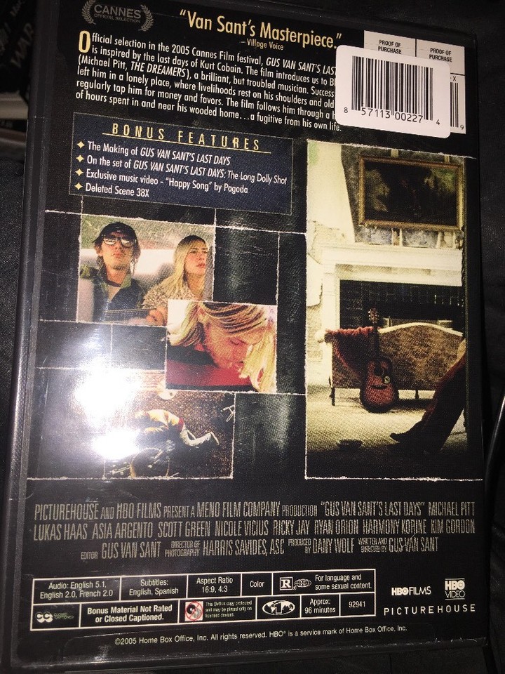 Last Days (DVD, 2005) New 26359294129| eBay