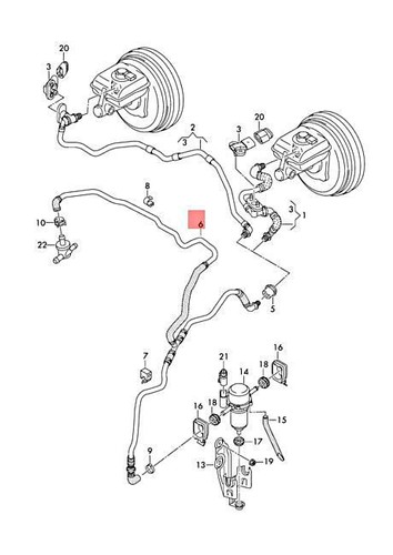AUDI A8 S8 QUATTRO 4H2 VACUUM PIPE WITH NON-RETURN VALVE 4H0611931T NO ...