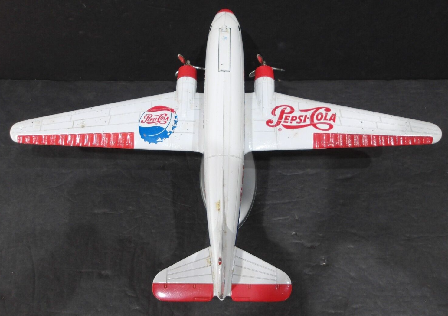 Vtg. Pepsi Express Airplane Die Cast Model & Coin Bank Pepsi-Cola ...