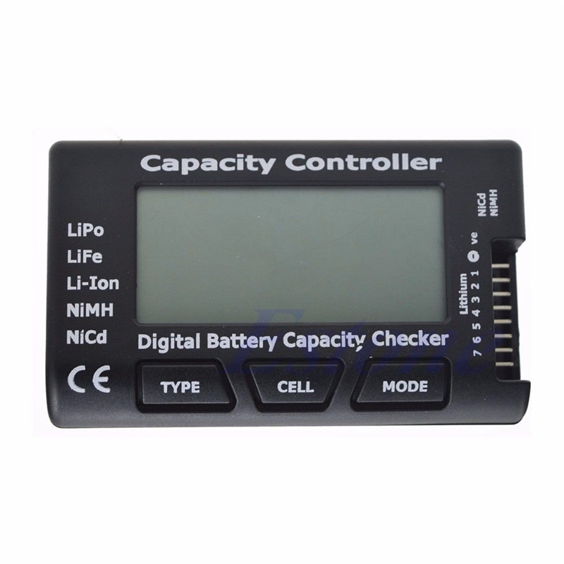 RC CellMeter-7 Digital Battery Capacity Checker For NiMH Nicd LiFe LiPo ...